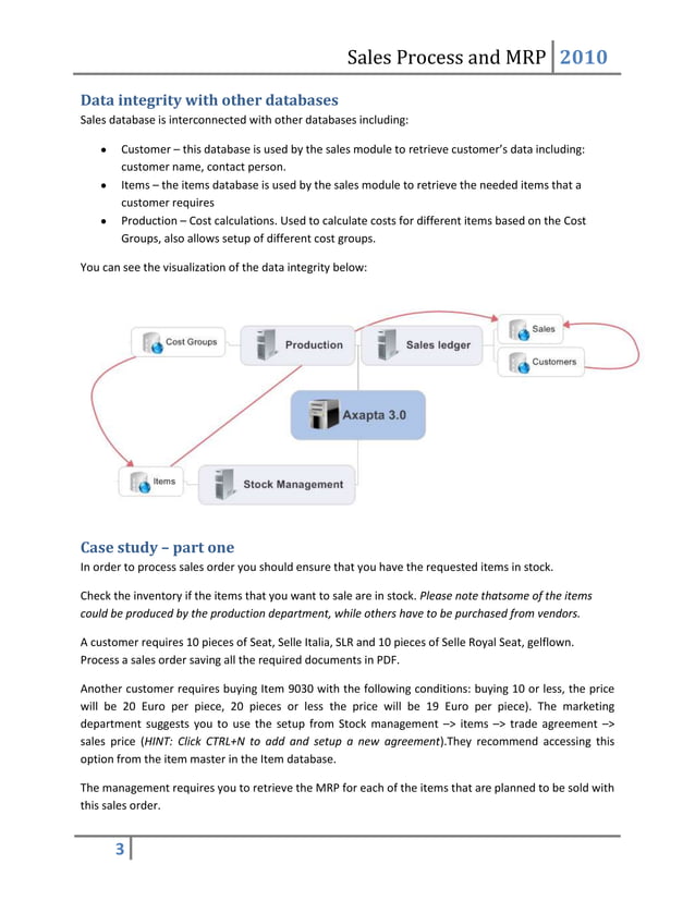 Sales Process And Mrp | DOCX | Databases | Computer Software and Applications