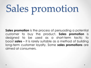 Sales promotion | PDF