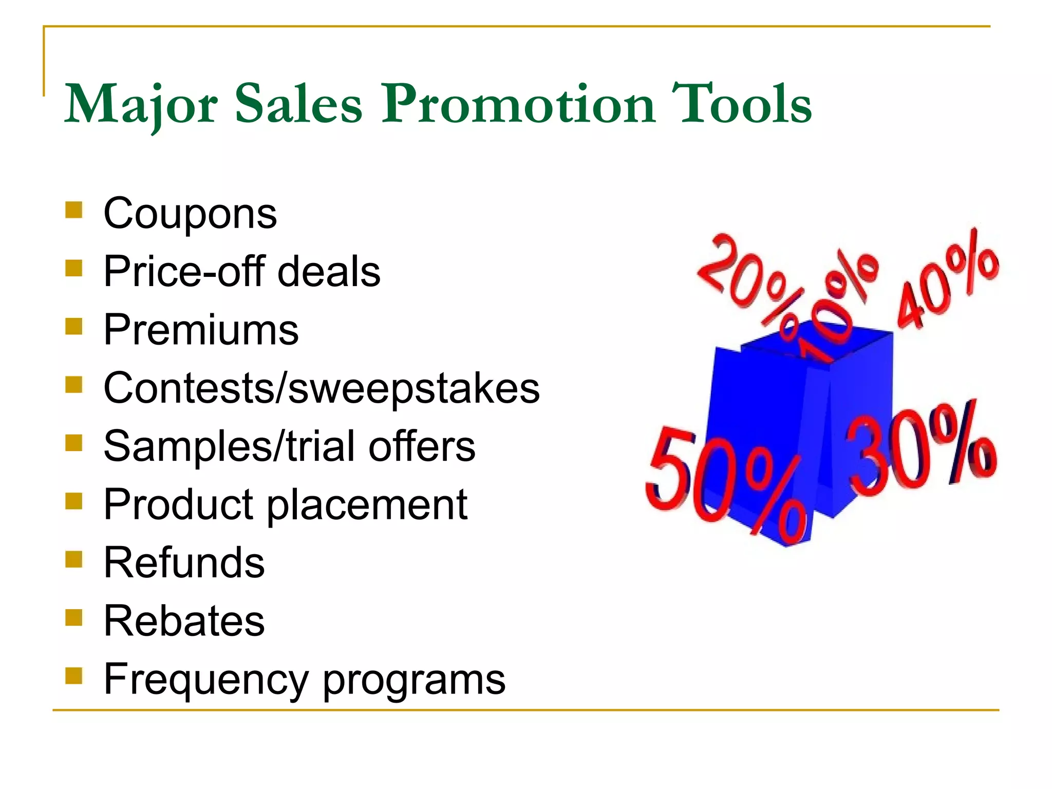 Sales promotion, advertising and distribution channels | PPT