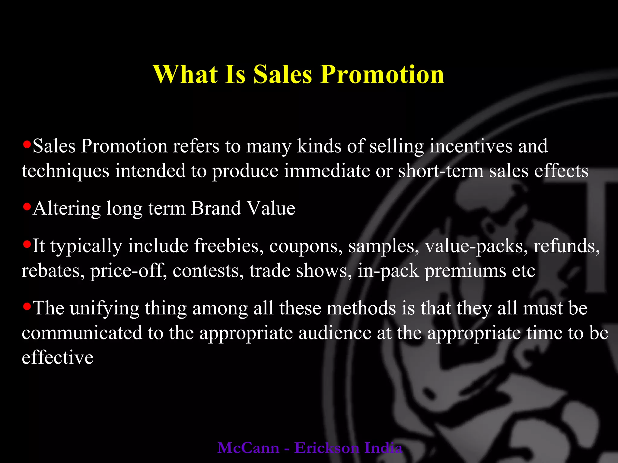 Sales promotion analysis | PPT