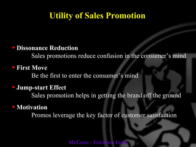 Sales promotion analysis | PPT