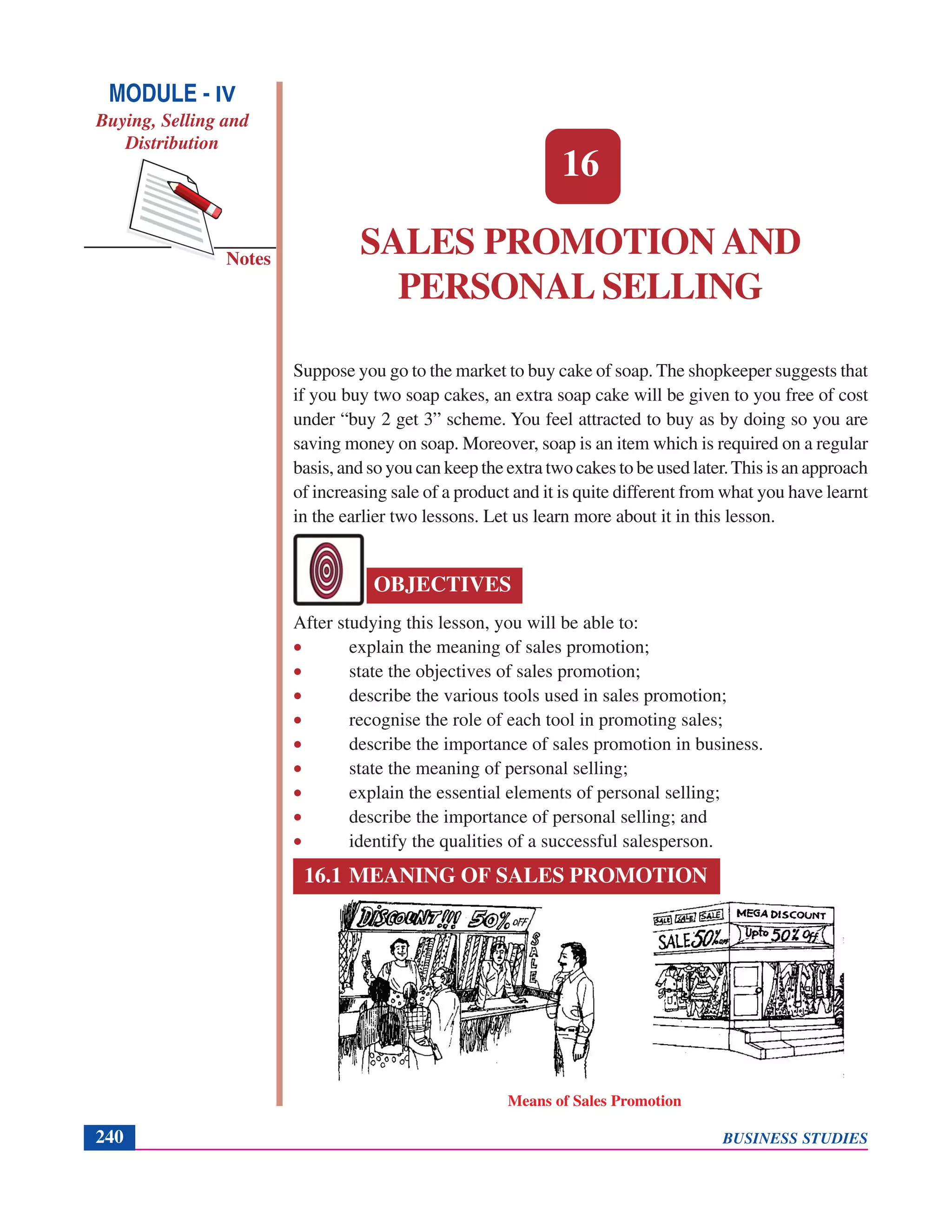 Sales promotion and personal selling | PDF