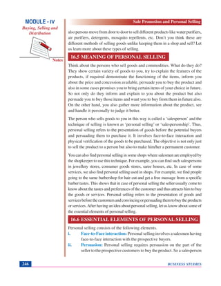 Sales promotion and personal selling | PDF