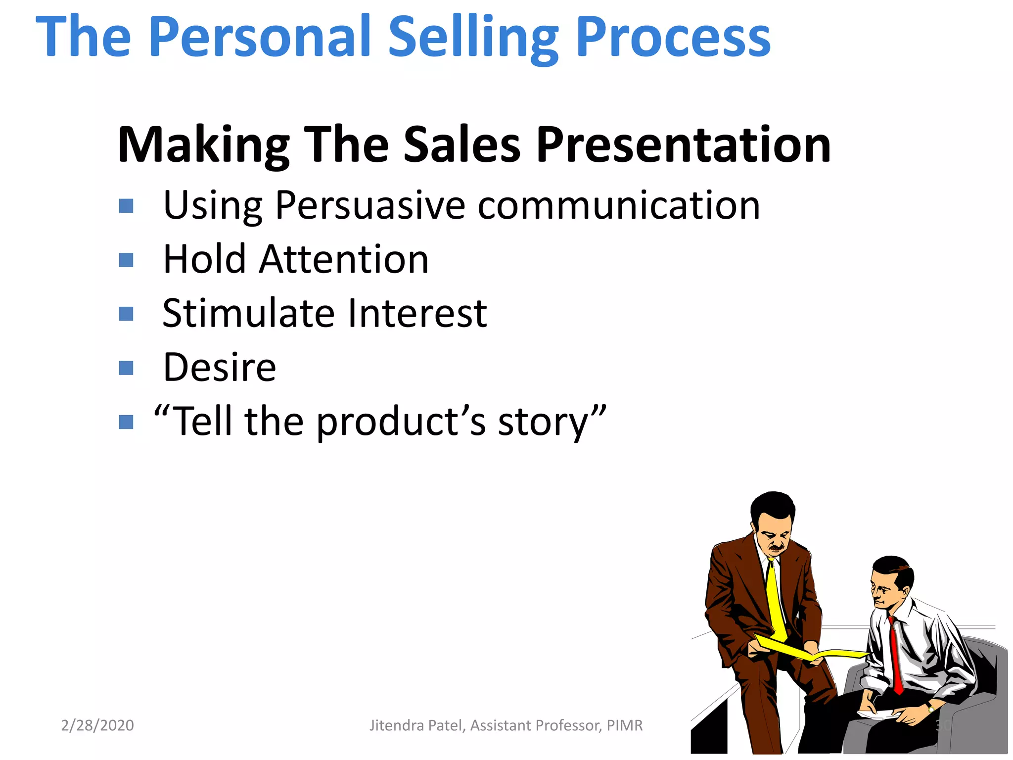 Sales promotion and personal selling | PPTX