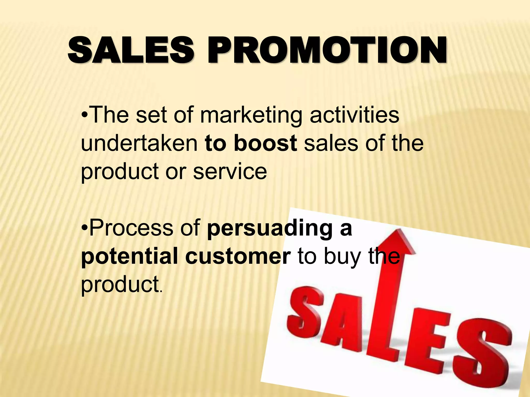 Sales promotion ppt | PPTX