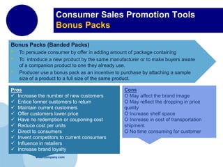 Consumer Sales promotion | PPTX