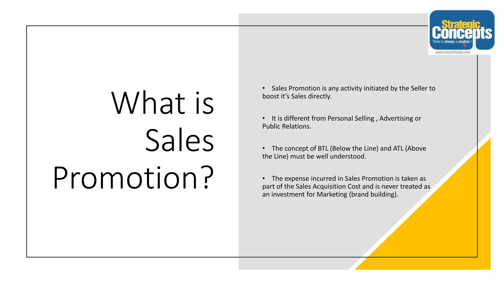 Sales promotion Tools | PPTX