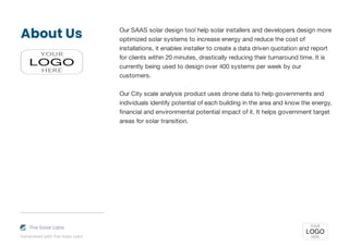 Sample Techno commercial proposal for rooftop solar plant using The ...