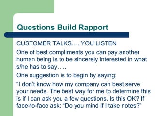 Sales Prospecting - Prospecting for Customers & Qualifying the Customer ...