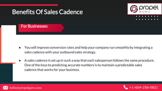 Sales Prospecting Cadence - The Guru's Mantra | PPT