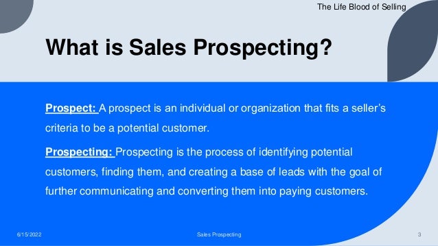 Sales Prospecting by Divy Pujara | PPTX