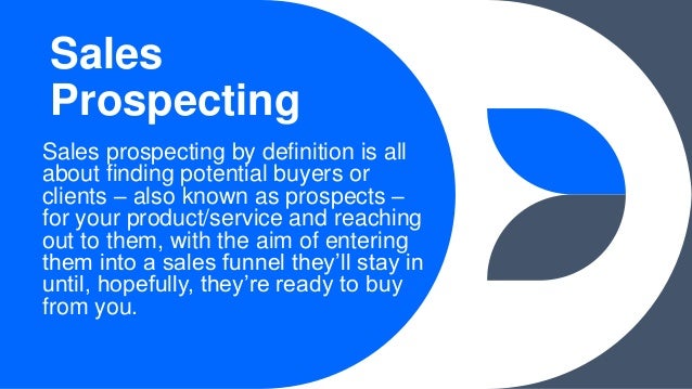 Sales Prospecting by Divy Pujara | PPTX