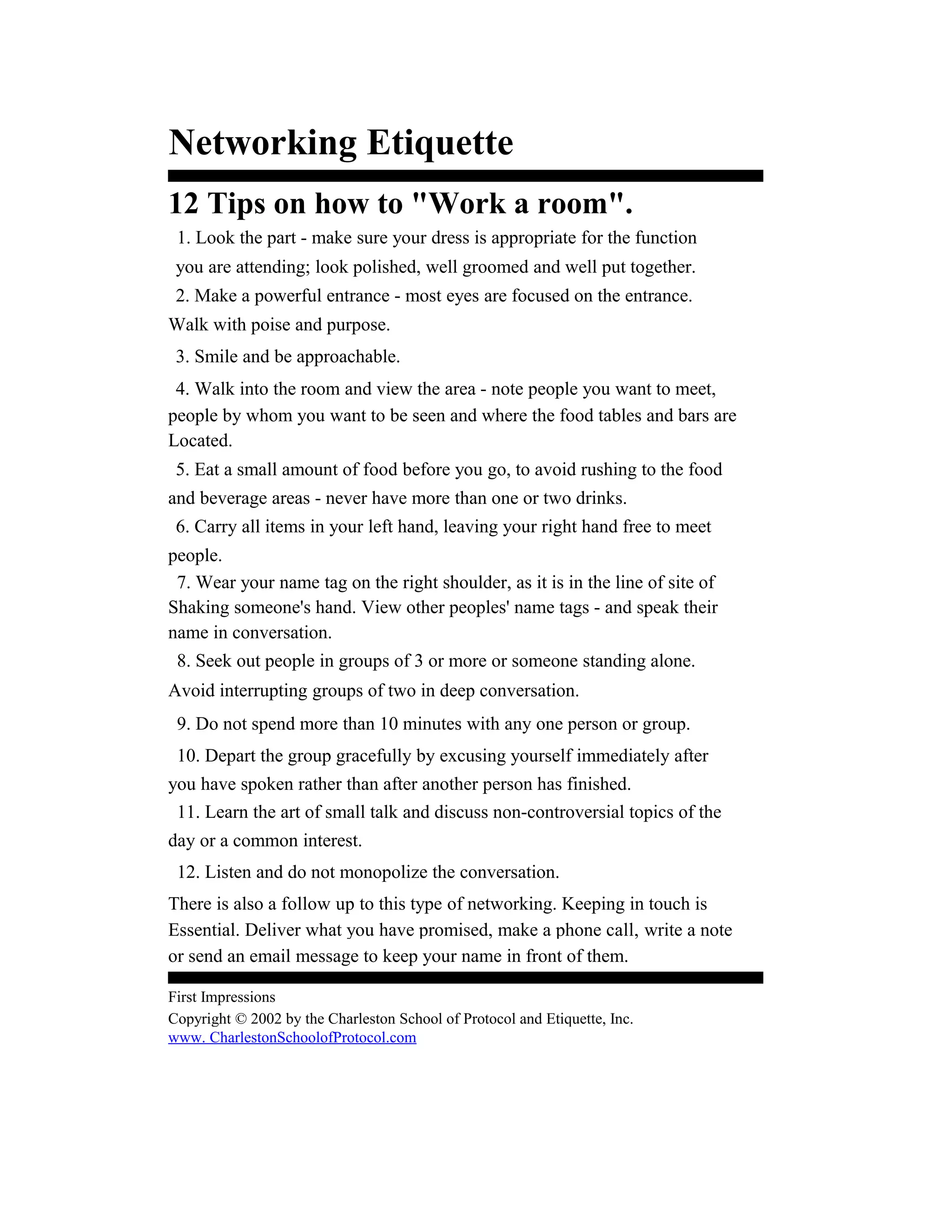 Sales protocal and etiquette | DOC