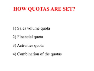 Sales quotas | PPTX