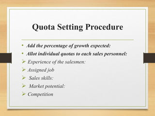 Sales quotas | PPTX