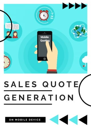 Sales Quote Generation in Mobile Device | PDF