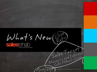 SalesRehab why factor.......looking for new options in driving sales growth | PPT