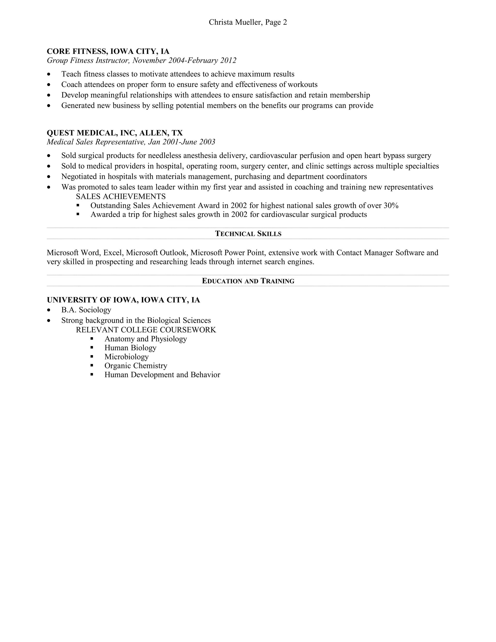 Sales Resume 2013 | PDF