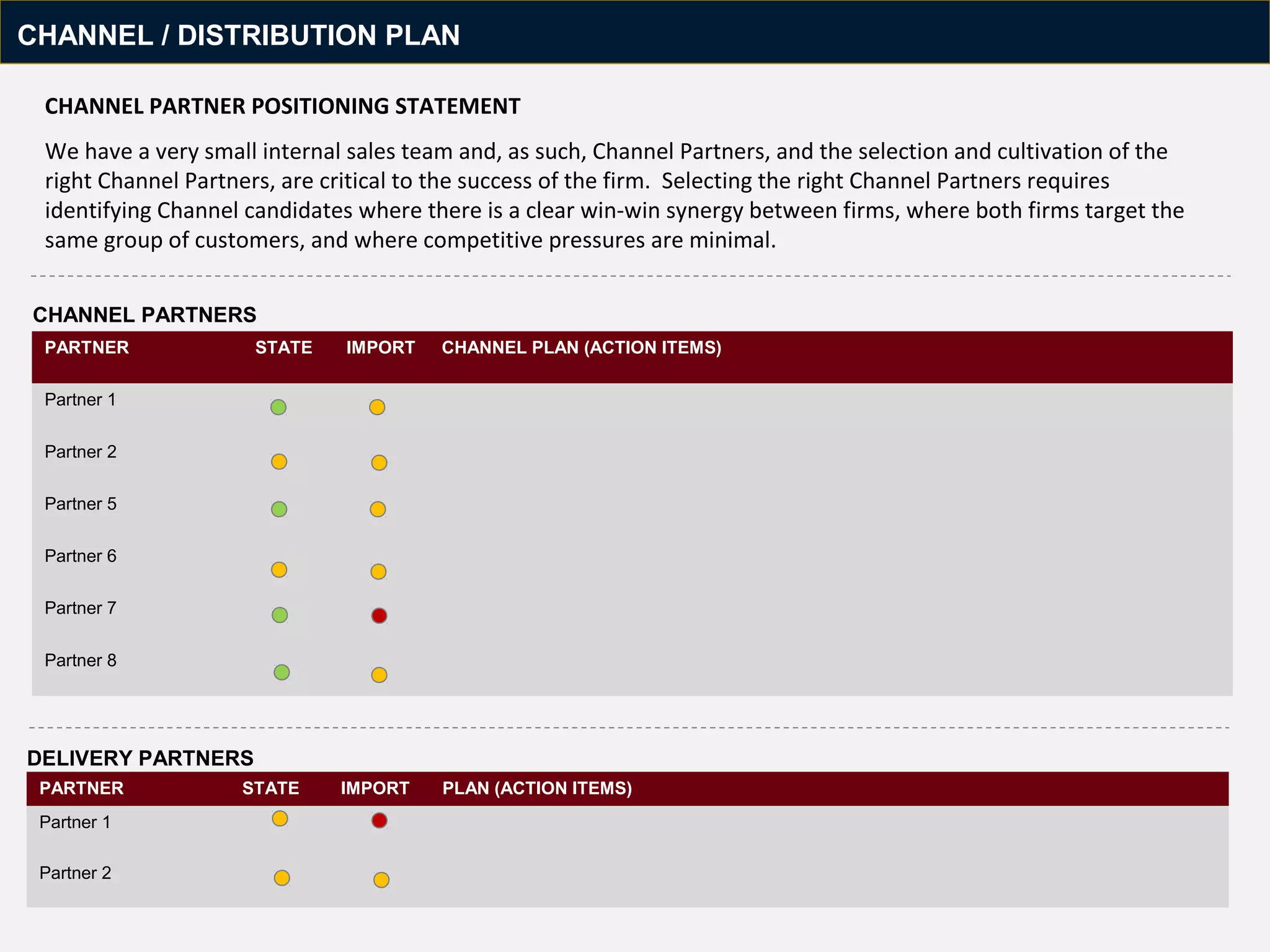 Example Sales Run Book | PPT