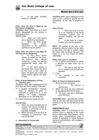 Sales san beda college of law | PDF