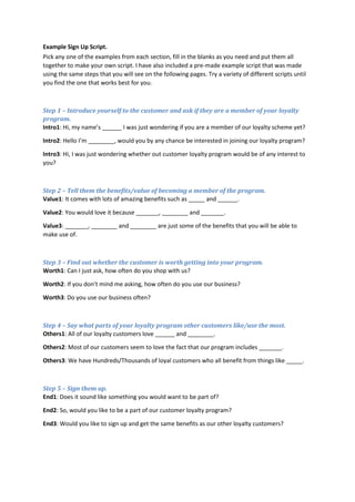 Premier EPOS Sales Scripts | PDF