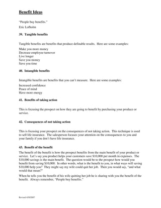 Sales script sample | PDF