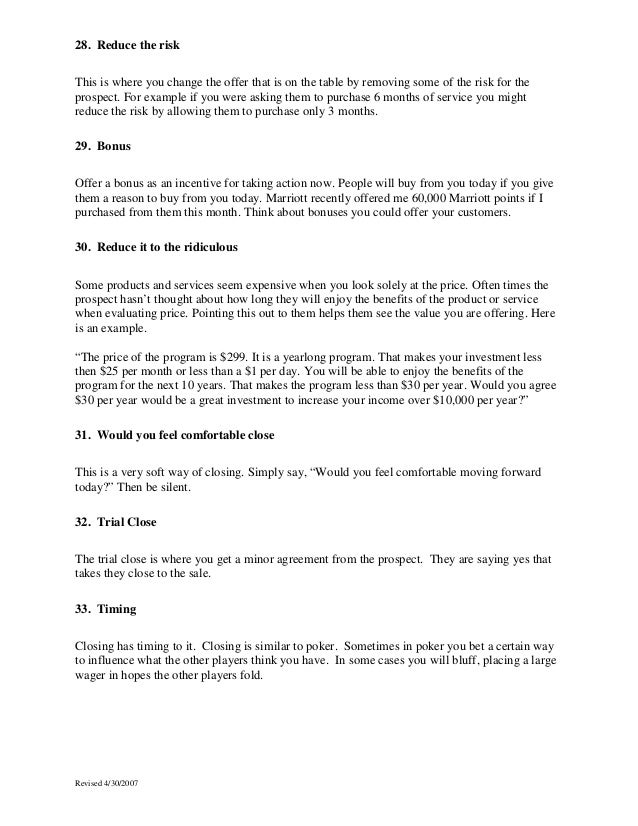Sales Script Sample sales-script-sample