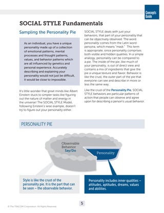 Sales self perception social style & versatility profile | PDF