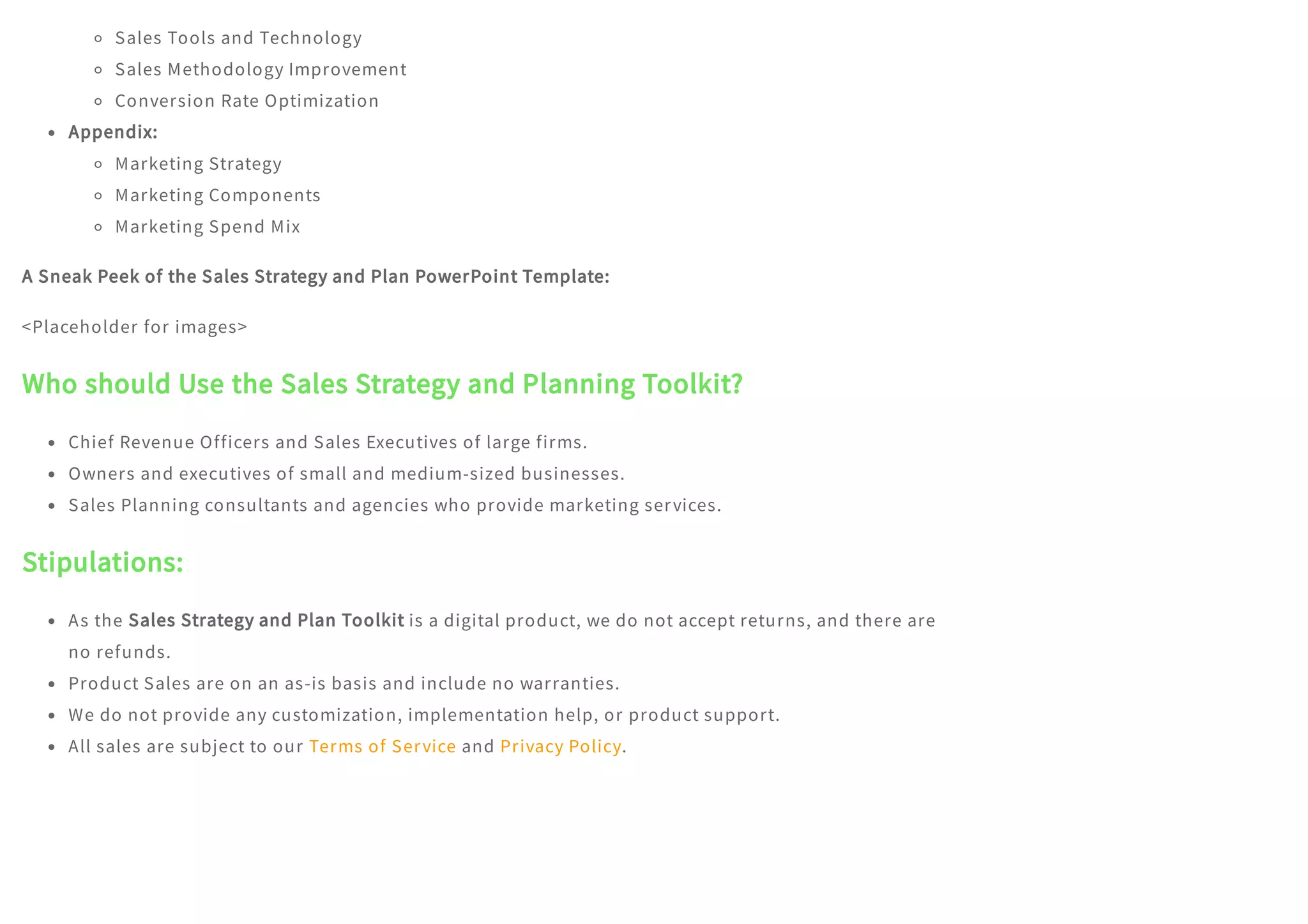 Sales Strategy and Planning Toolkit | PDF