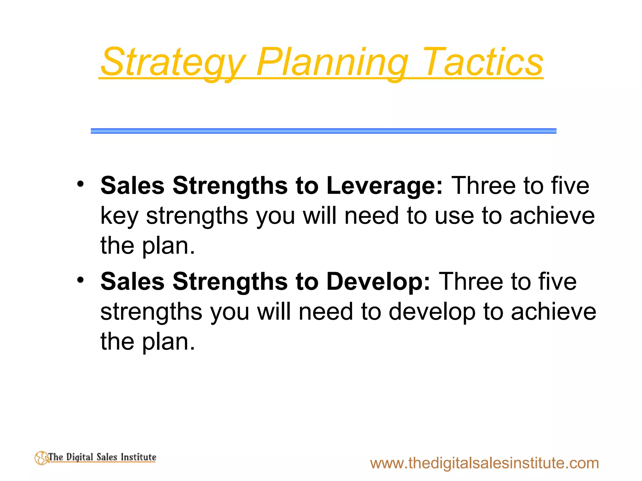 Sales Strategy Example | PPT