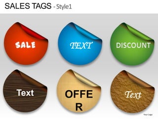 Sales tags style 1 powerpoint presentation templates | PPTX