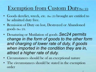 Sales tax and customs duty | PPTX | Commodities | Economy