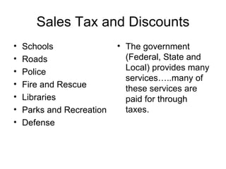 Sales tax and_discounts | PPT