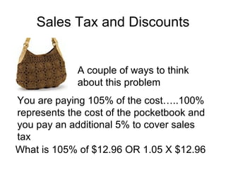Sales tax and_discounts | PPT
