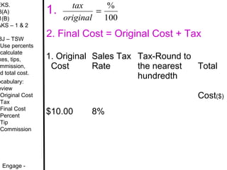Sales Tax and Total Cost | PPT