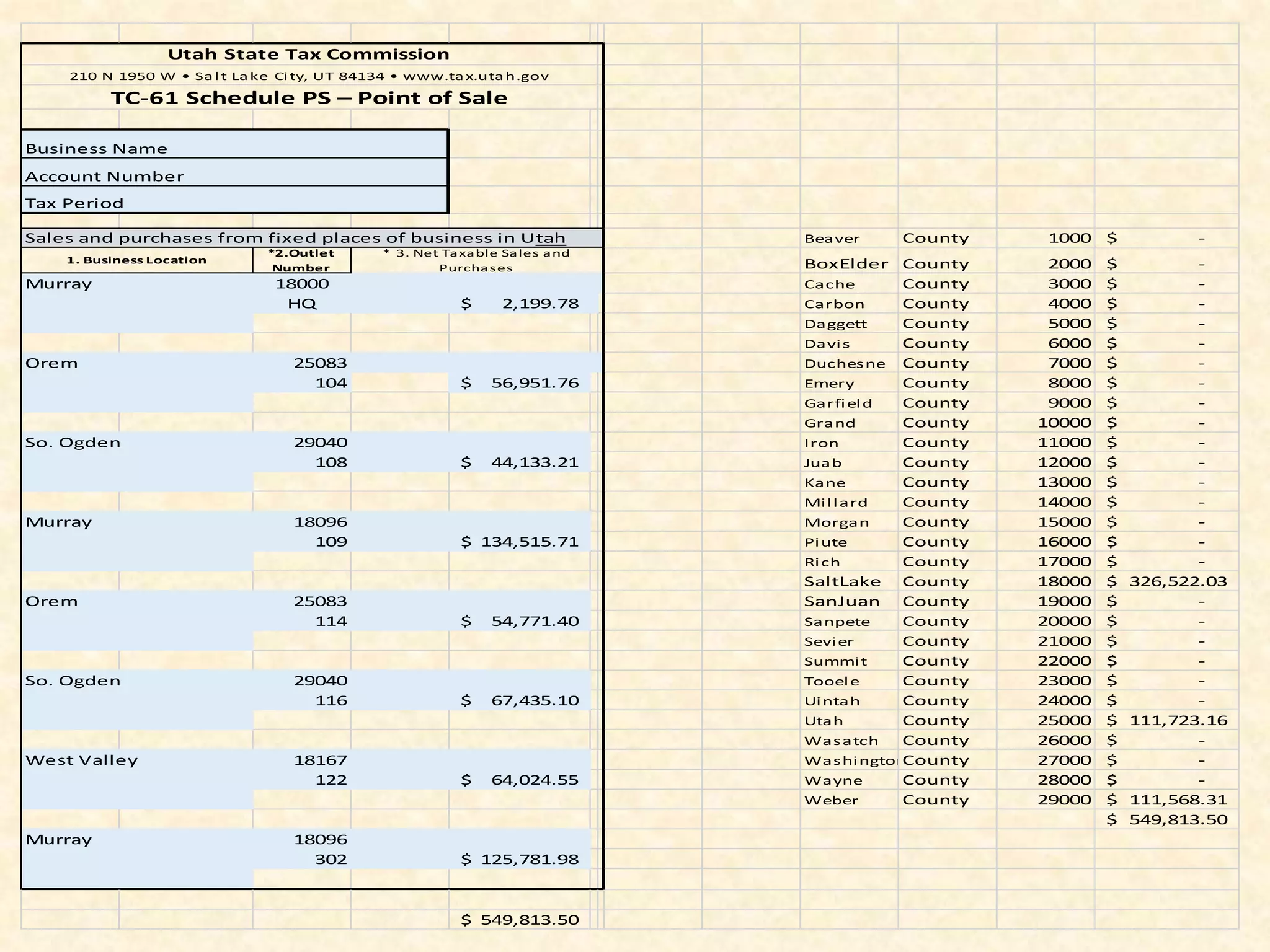 Sales tax examples presentation | PPT
