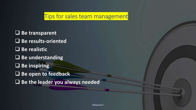 How to build an effective sales Team ppt | PPTX