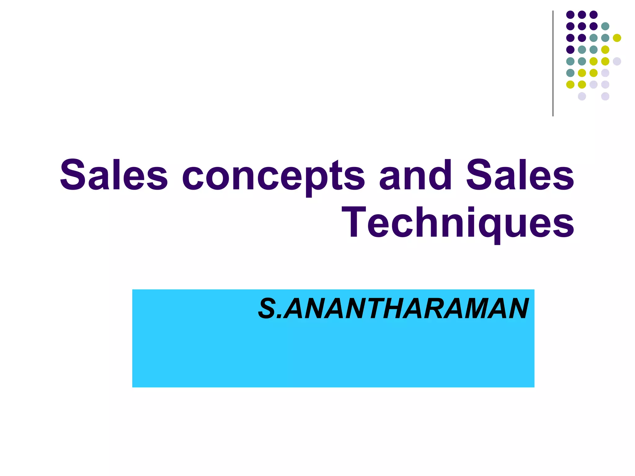 Sales techniques new | PPT