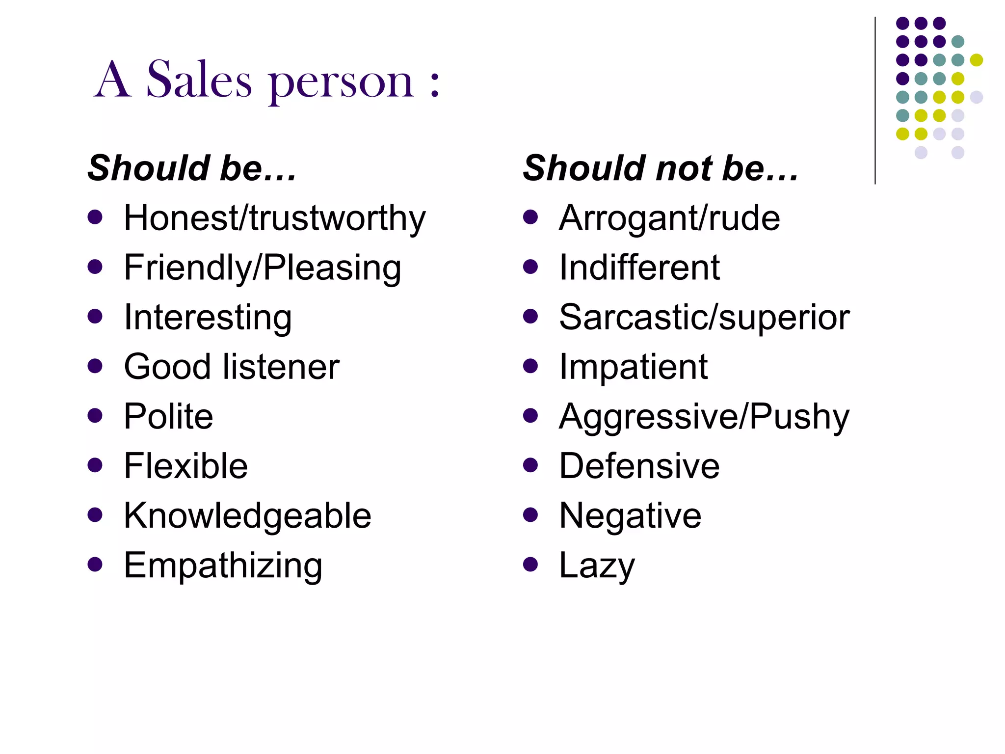 Sales techniques new | PPT