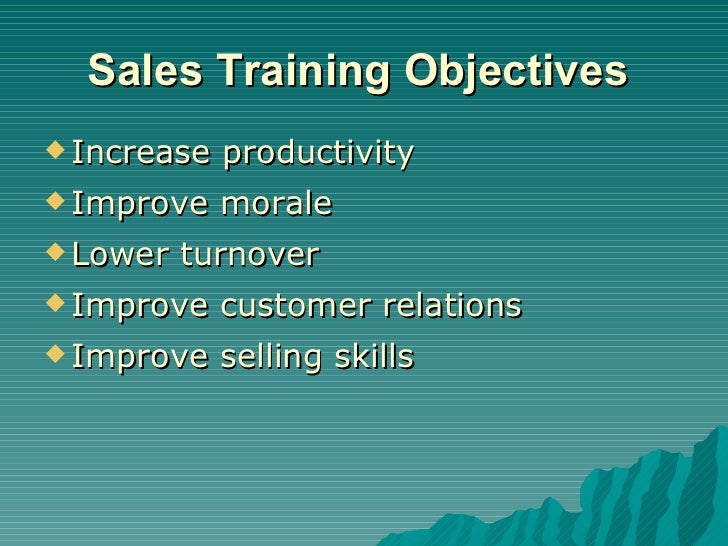 Sales Training Model