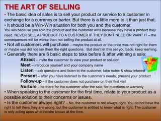 Sales Training | PDF | Sales | Business