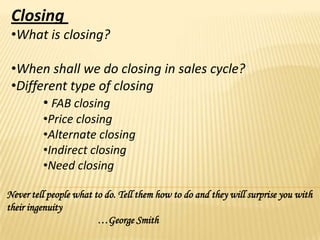 Sales training | PPTX | Sales | Business