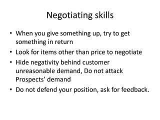 Sales training | PPTX | Business | Business and Finance