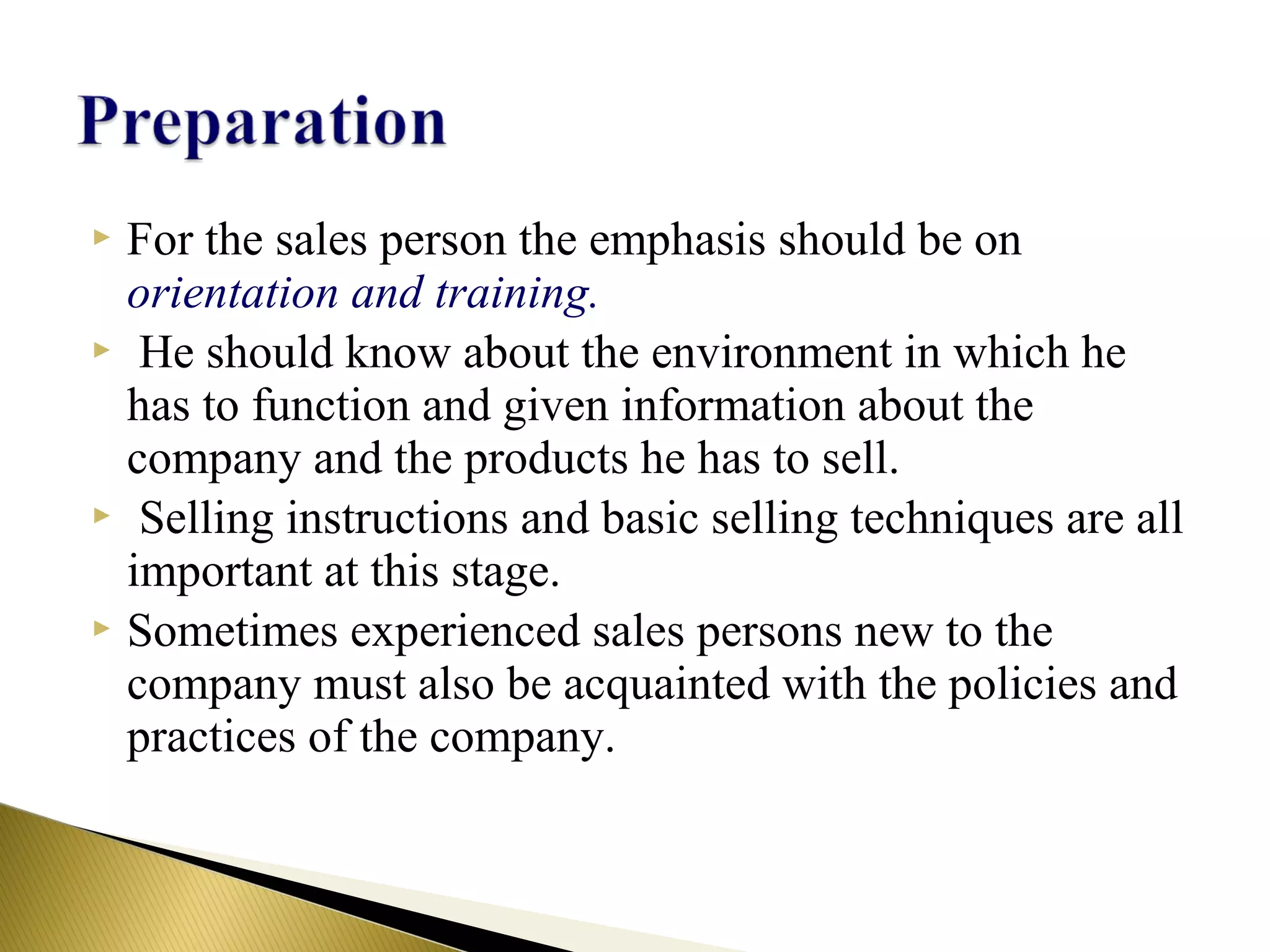 Sales training | PPT