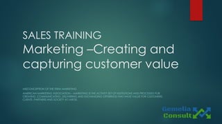 Sales Training - Creating and capturing value | PPTX