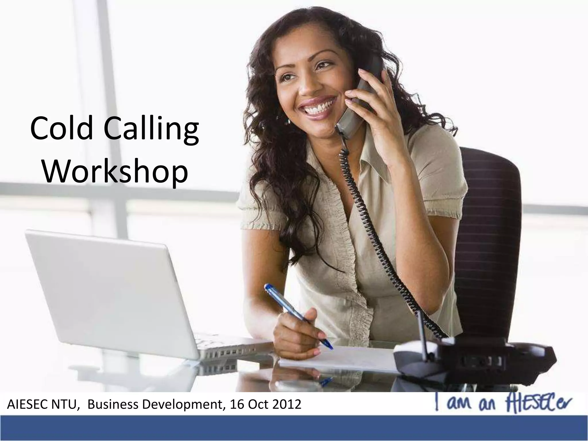 AIESEC Sales training cold calling | PPTX