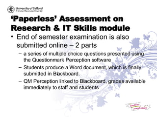 Salford Assessment | PPT