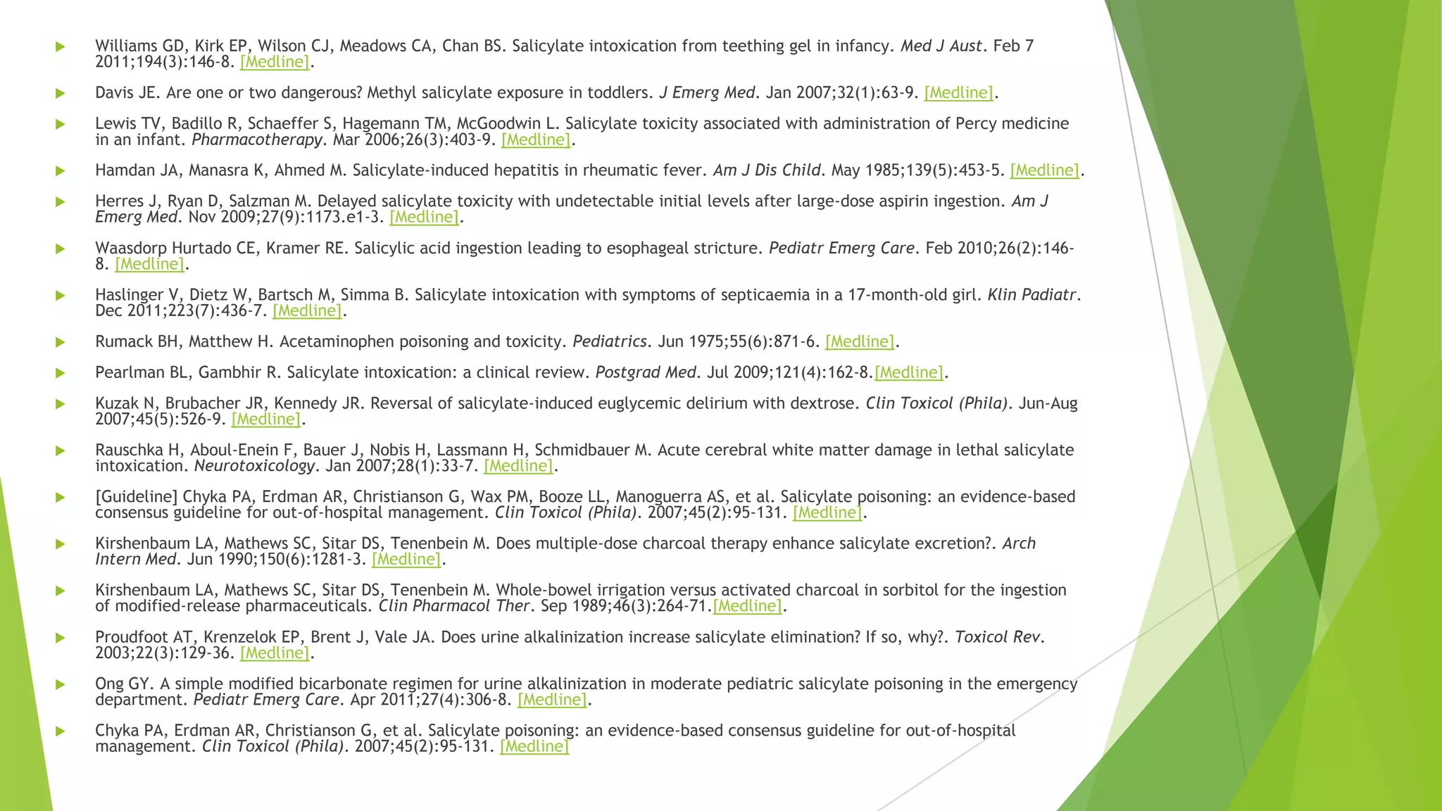 Salicylate overdose 2 | PPTX