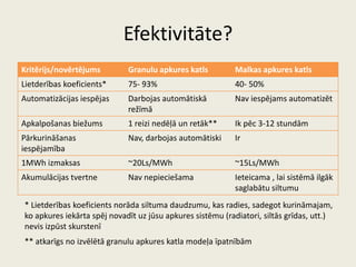 Apkures katlu izvēle | PPTX