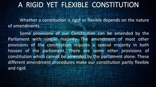 Salient features of indian constitutions. | PPTX